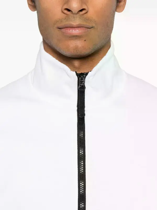 Stone Island Organic Cotton Fleece Sweatshirt - White