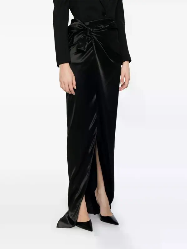 Balenciaga Wrap Maxi Skirt
