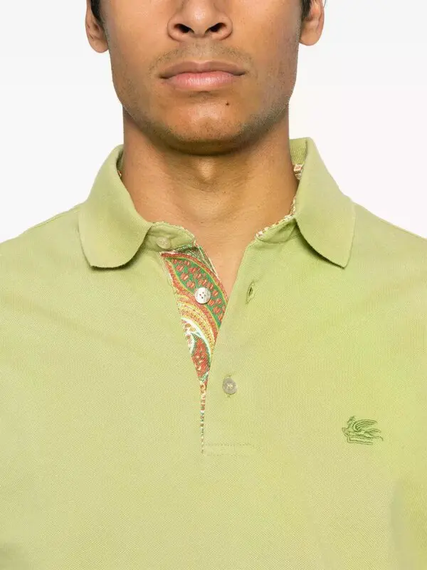 Etro Logo-embroiderde Polo Shirt