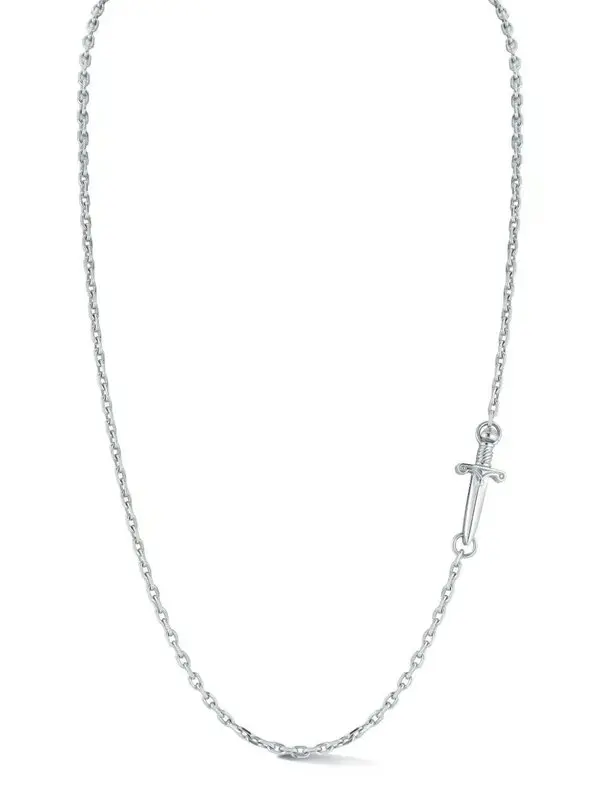 Mateo Sword Necklace - Silver