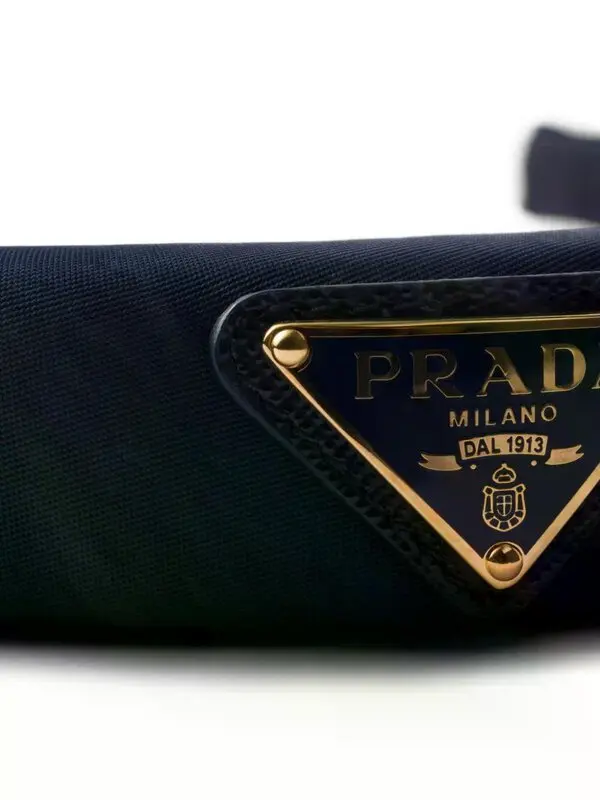 Prada Re-nylon Headband - Blue