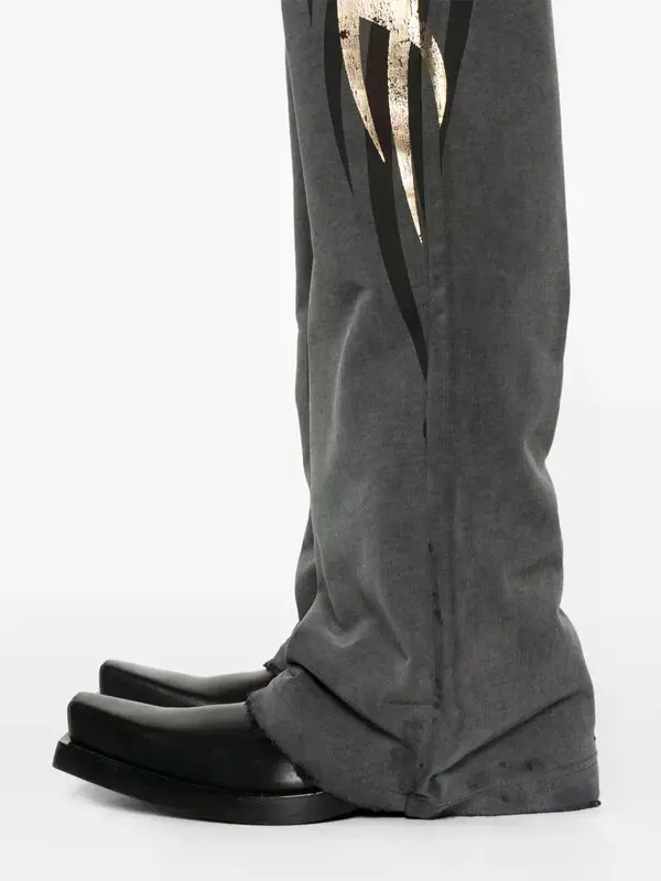 Balenciaga Rhinestone-logo Track Pants