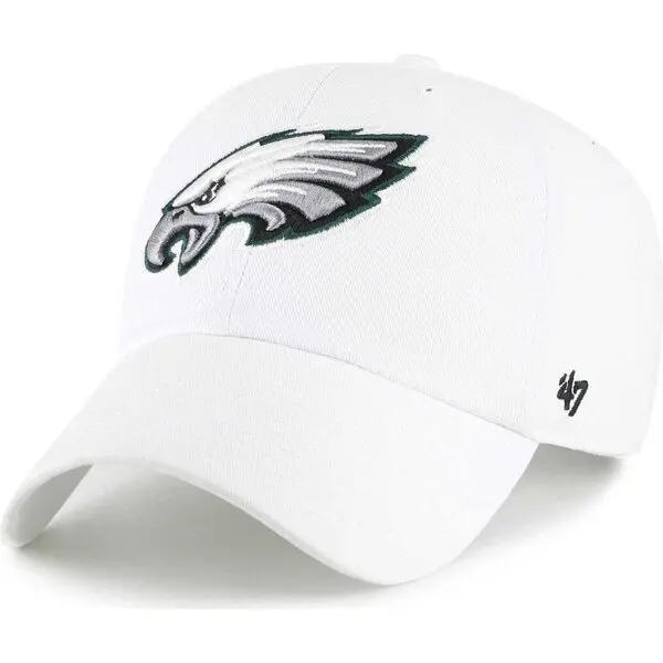 '47 Philadelphia Eagles Clean Up Adjustable Cap - White