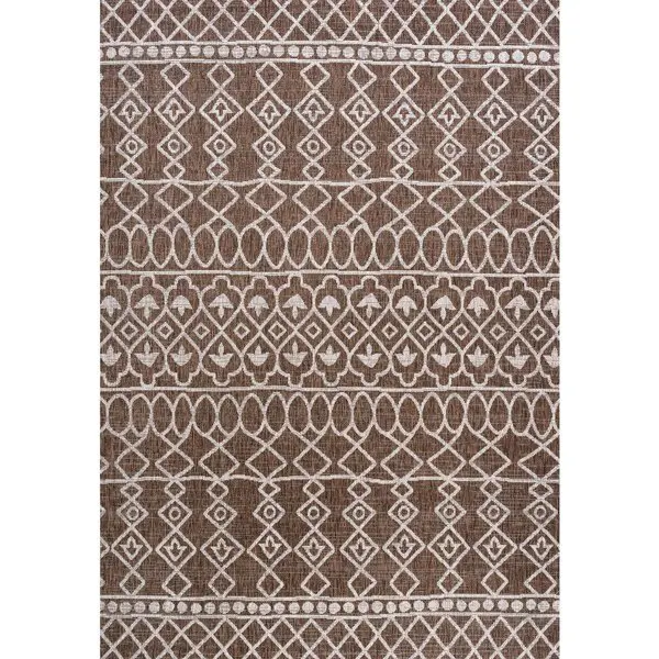 JONATHAN Y Kafel Bohemian Indoor/outdoor Area Rug - Brown/beige