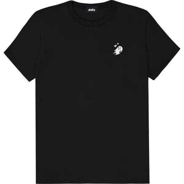 DALIX Heartly Ghost Tee - Black