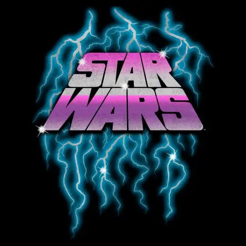 STAR WARS Lightning Logo Short Sleeve Graphic T-shirt