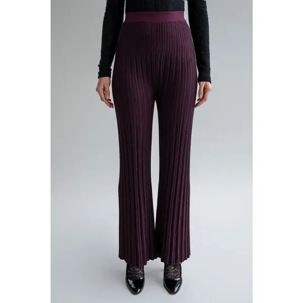 SSKEIN Marcelle Trousers - Aubergine