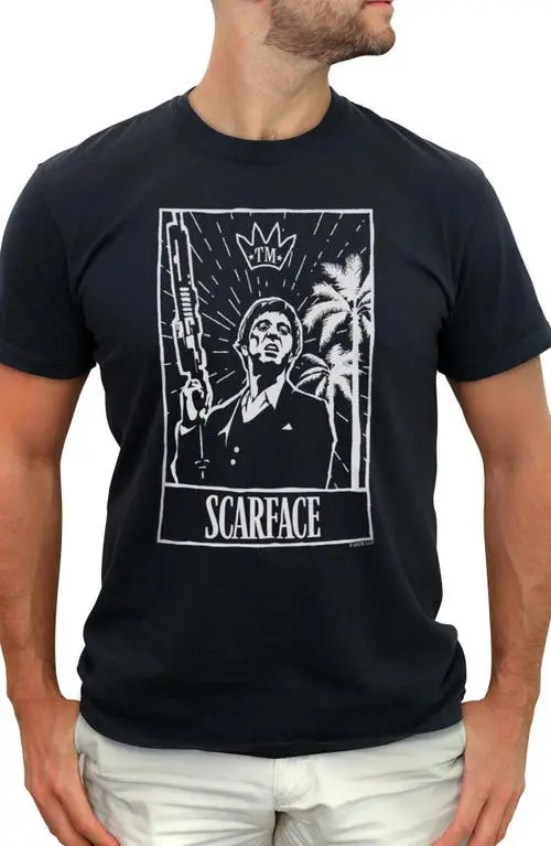 SCARFACE Tarot Card Graphic T-shirt
