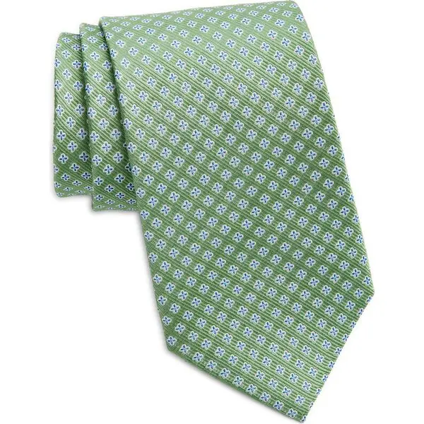 Nordstrom Geometric Print Silk Neck Tie