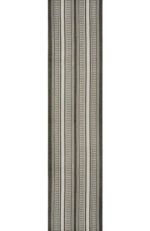 JONATHAN Y Haynes Modern Double Stripe Indoor/outdoor Area Rug - Black/cream