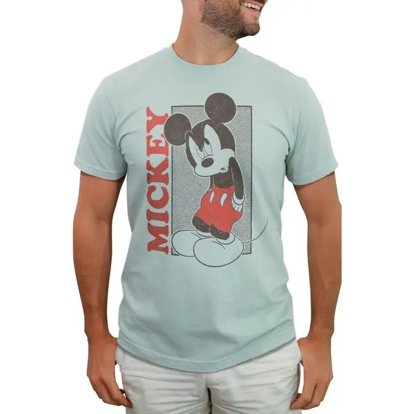 MICKEY & FRIENDS Slouch Poster Graphic T-shirt
