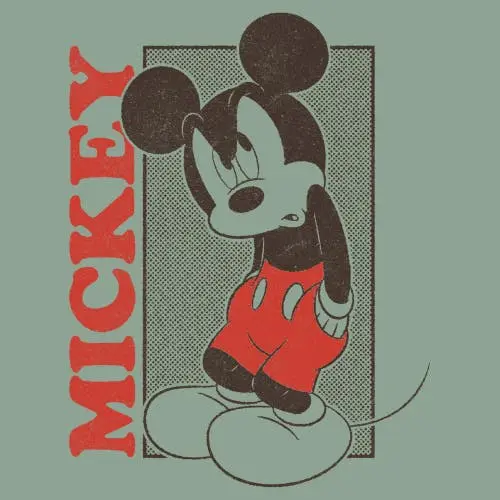 MICKEY & FRIENDS Slouch Poster Graphic T-shirt