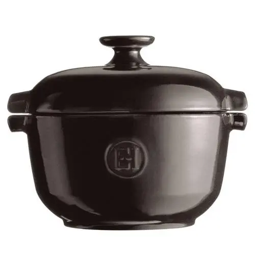 EMILE HENRY Rice Pot - Charcoal