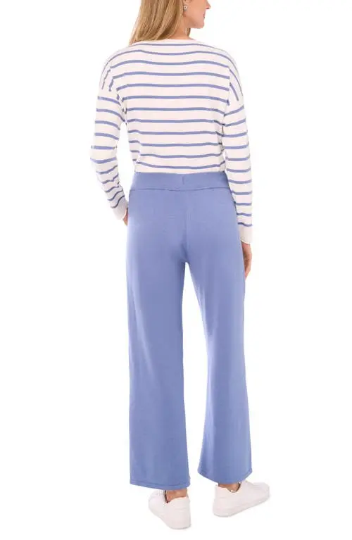 Vince Camuto High Waist Knit Sweatpants - Horizon Blue