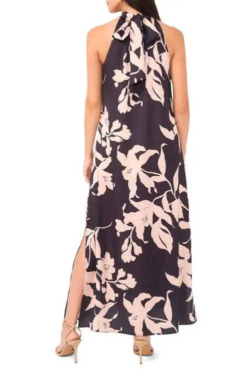 Vince Camuto Floral Maxi Halter Dress