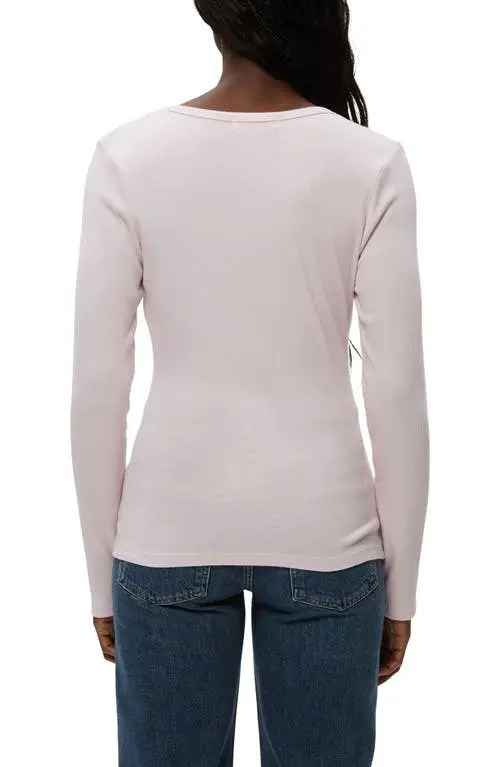 Michael Stars Remi V-neck Rib Top