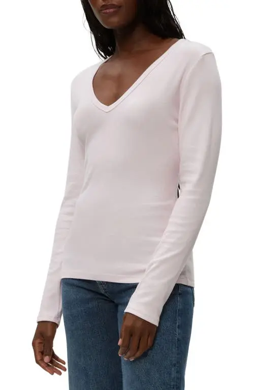 Michael Stars Remi V-neck Rib Top