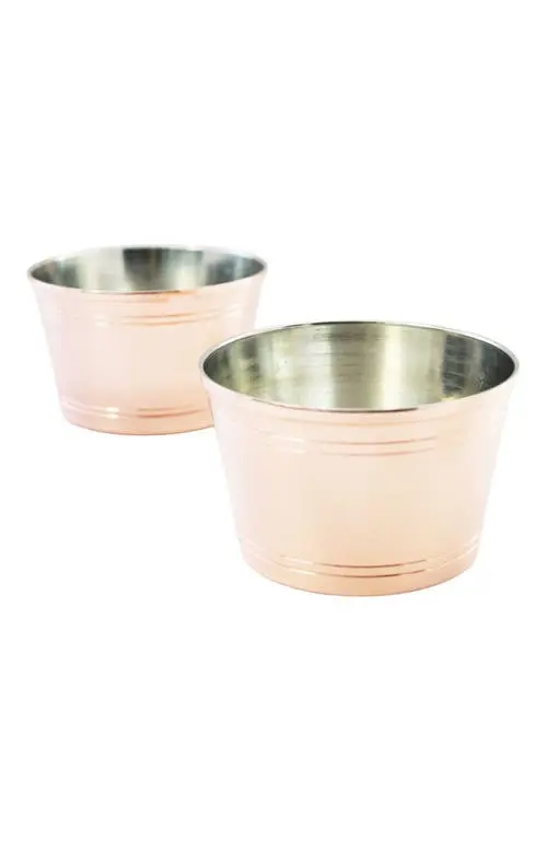 COPPERMILL KITCHEN Vintage Inspired Art Deco Bowls Set/2 - Copper