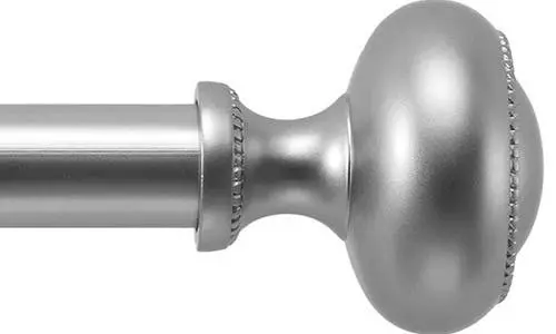 Dkny Barrett Adjustable Curtain Rod & Finial Set