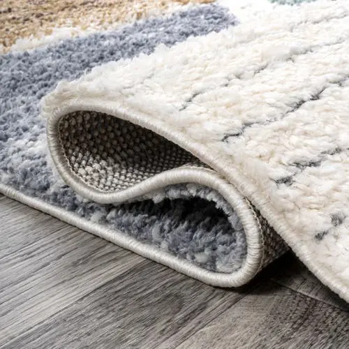 JONATHAN Y Aileen Geometric Scandi Colorblock Carved Area Rug
