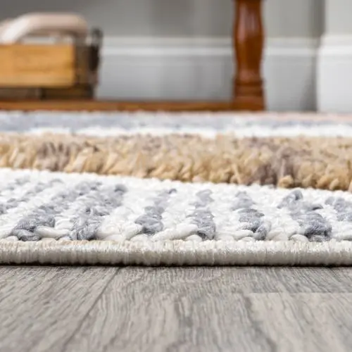 JONATHAN Y Aileen Geometric Scandi Colorblock Carved Area Rug