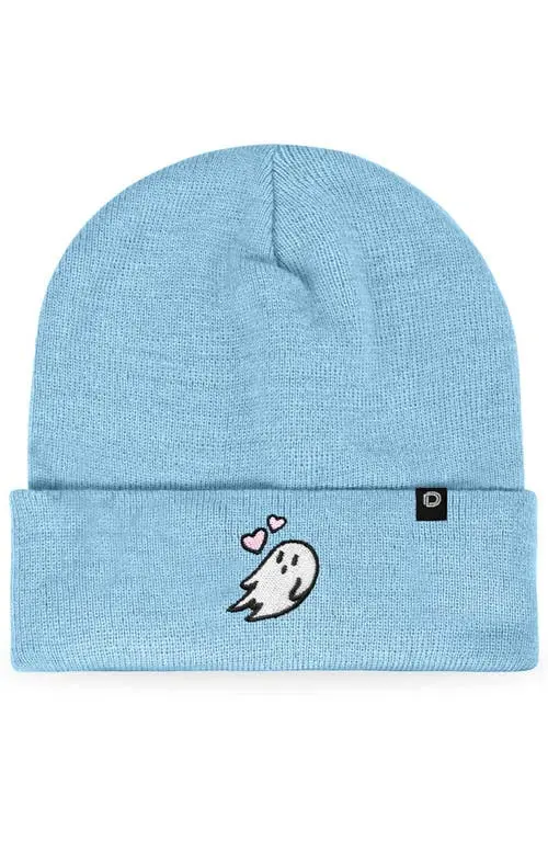 DALIX Heartly Ghost Beanie - Baby Blue
