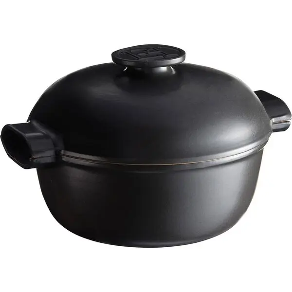 EMILE HENRY Delight 4.25 Quart Round Dutch Oven - Slate