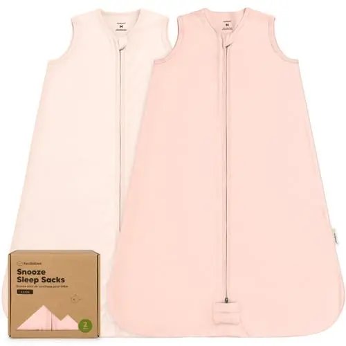 KEABABIES 2-pack Snooze Sleep Sacks - Mist Rose