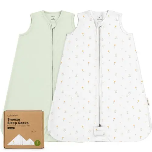 KEABABIES 2-pack Snooze Sleep Sacks - Wildflowers