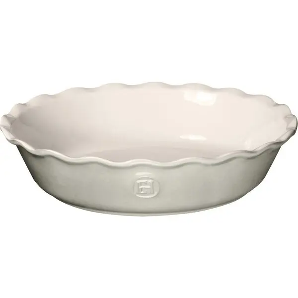 EMILE HENRY Hr Modern Classics 9 Inch Pie Dish - Pearl Gray