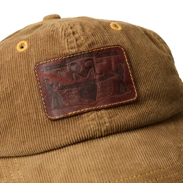 Ralph Lauren Leather-patch Corduroy Trucker Cap - Tan