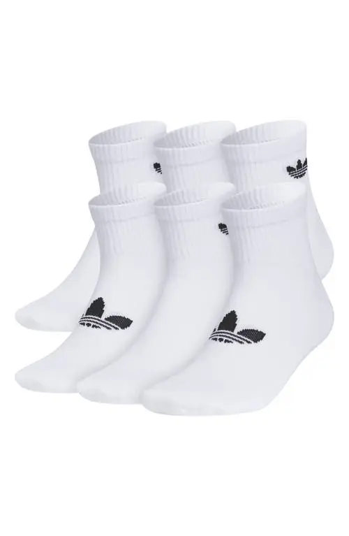 Adidas Gender Inclusive Originals Superlite Quarter Socks - White/ Black