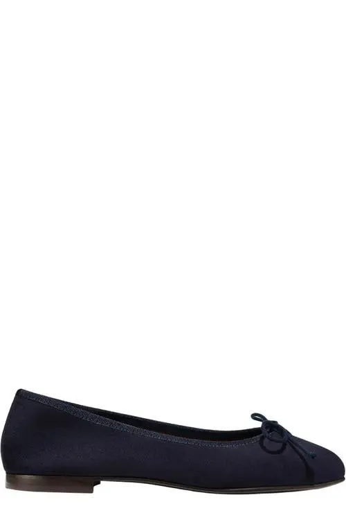 MARGAUX The Demi Flat - Indigo Suede