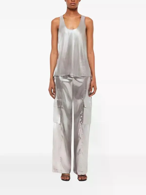 Simkhai Kamari Sleeveless Top - Silver