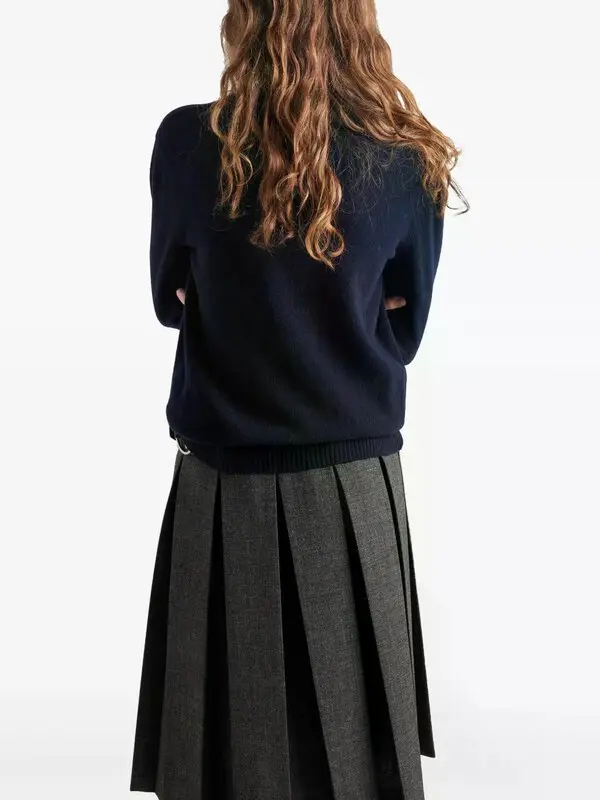 Prada Logo-intarsia Sweater