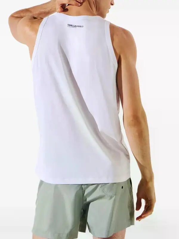 Karl Lagerfeld Karl" Print Beach Tank Top