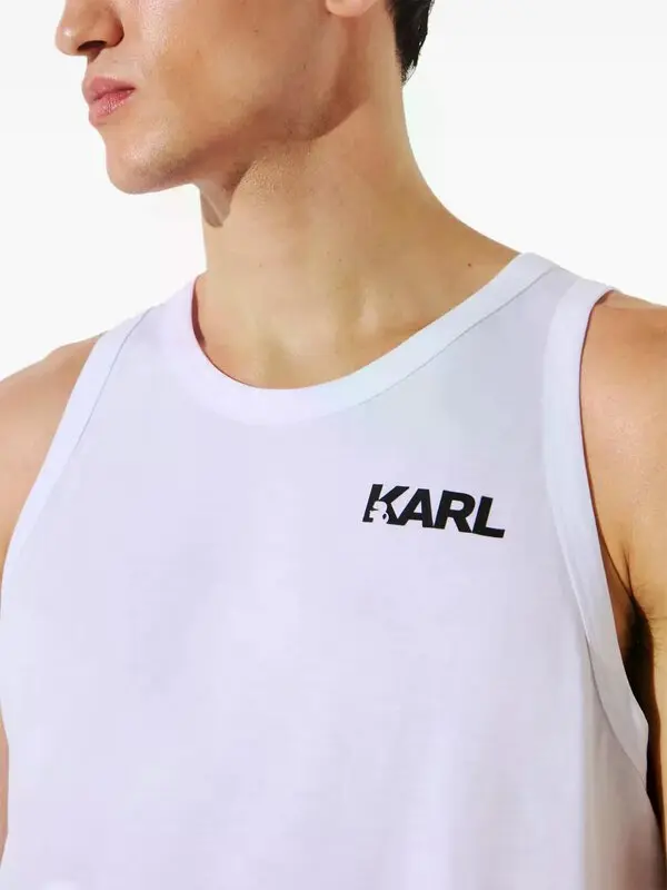 Karl Lagerfeld Karl" Print Beach Tank Top