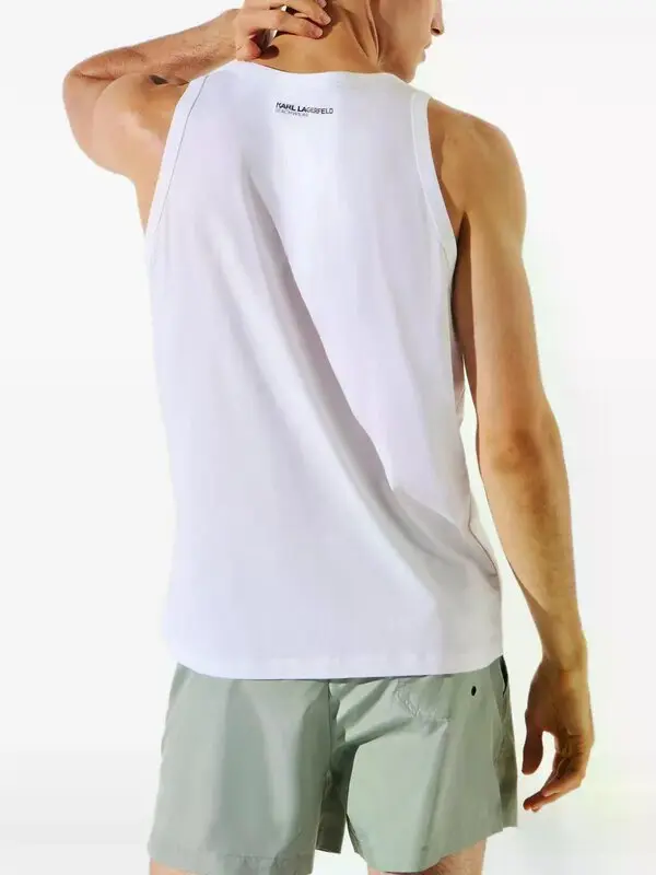 Karl Lagerfeld Karl" Print Beach Tank Top