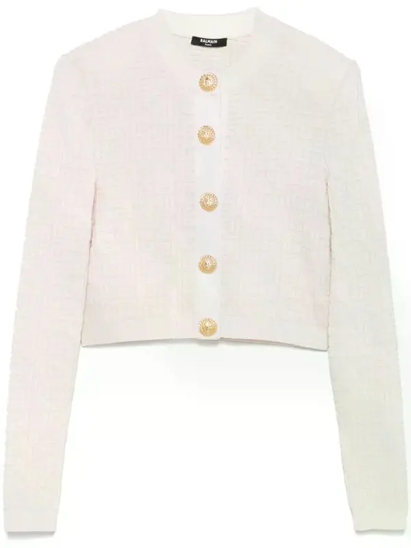 Balmain Labyrinth Cardigan - Pink
