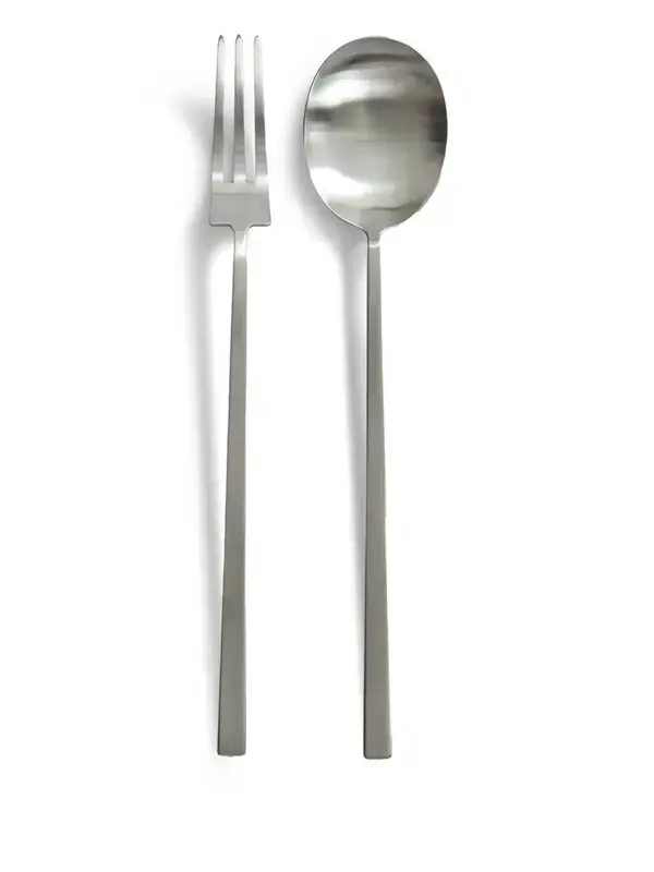 101 COPENHAGEN Kogei Salad Servers - Silver