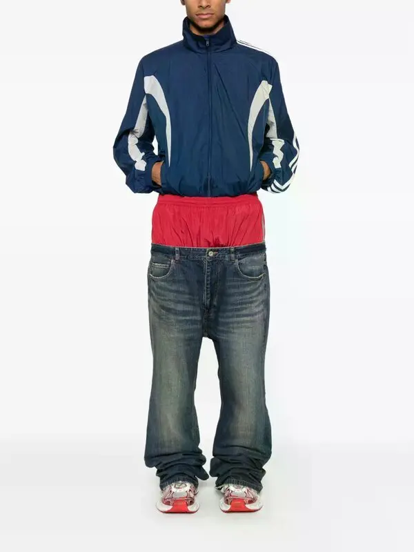 Balenciaga Layered Jeans - Blue