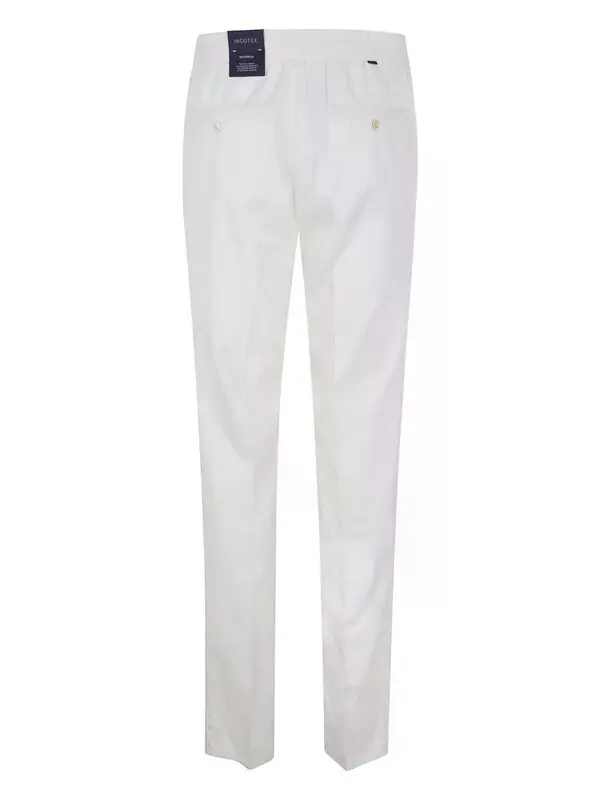 Incotex Pleat-detail Trousers - White