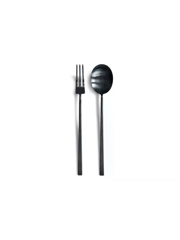 101 COPENHAGEN Kogei Salad Servers - Black