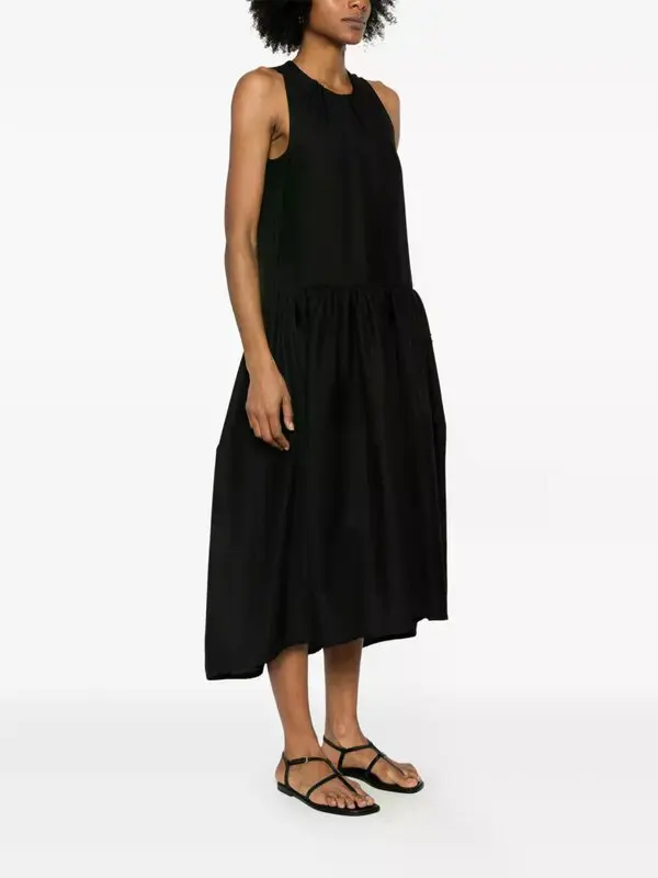 JIL SANDER Wool Midi Dress