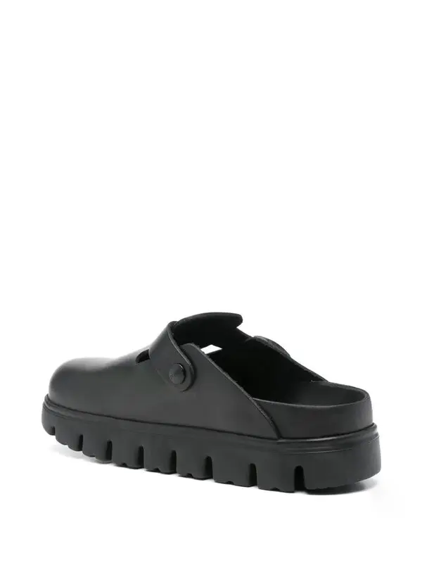 BIRKENSTOCK Boston Slippers - Black