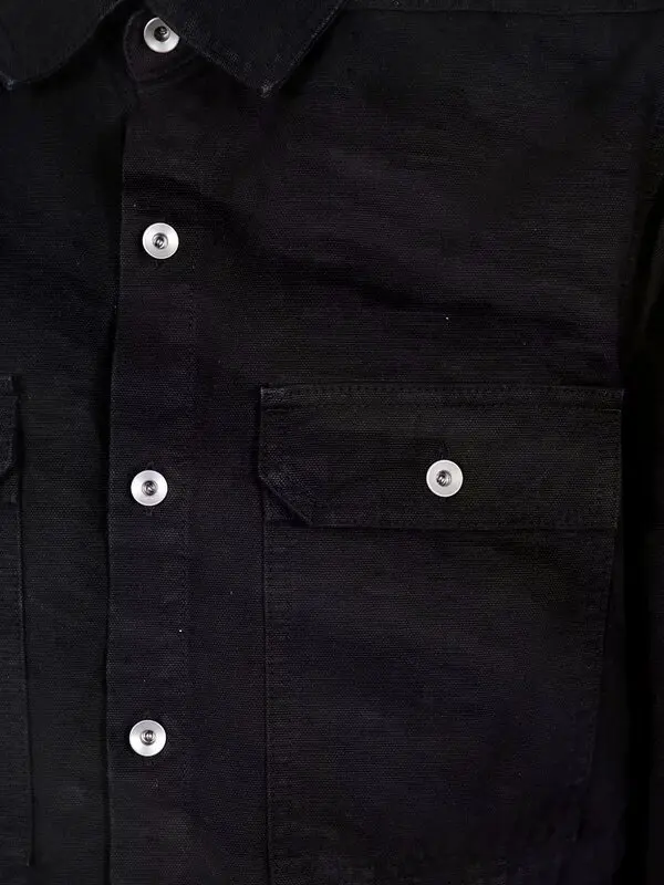 Rick Owens Organic Cotton Button-up Shirt - Black