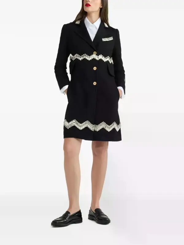 Patou Crystal-embellished Coat