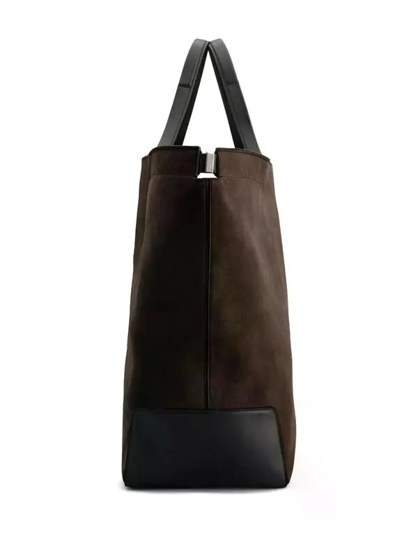 TOD'S Maxi Suede Tote - Brown