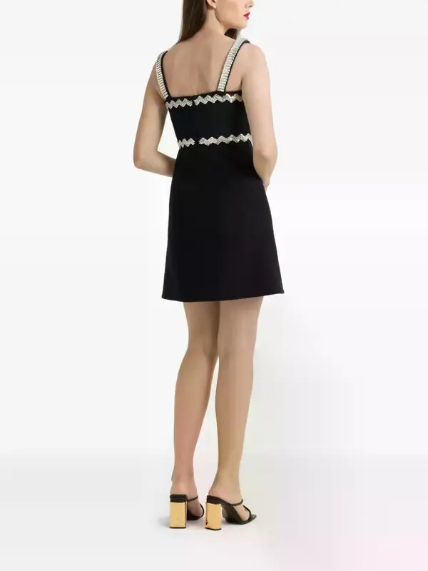 PATOU Crystal-embellished Mini Dress