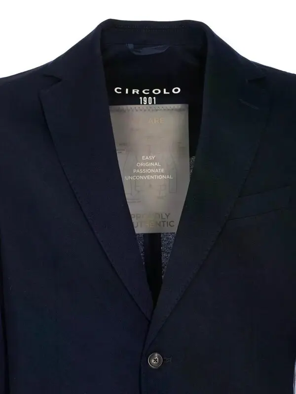 CIRCOLO 1901 Single-breasted Blazer - Blue